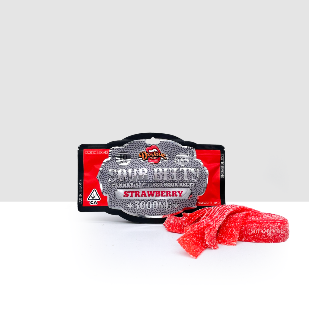 Devour Sour Belts 3000mg – Exotic Blooms Delivery – DC Weed Delivery ...